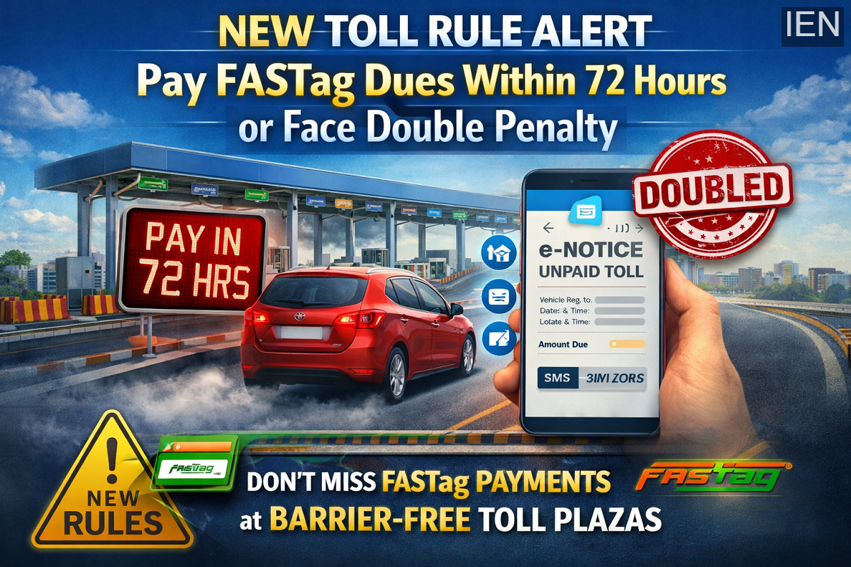 New Toll Rule Alert: Pay FASTag Dues Within 72 Hours or Face Double Charges