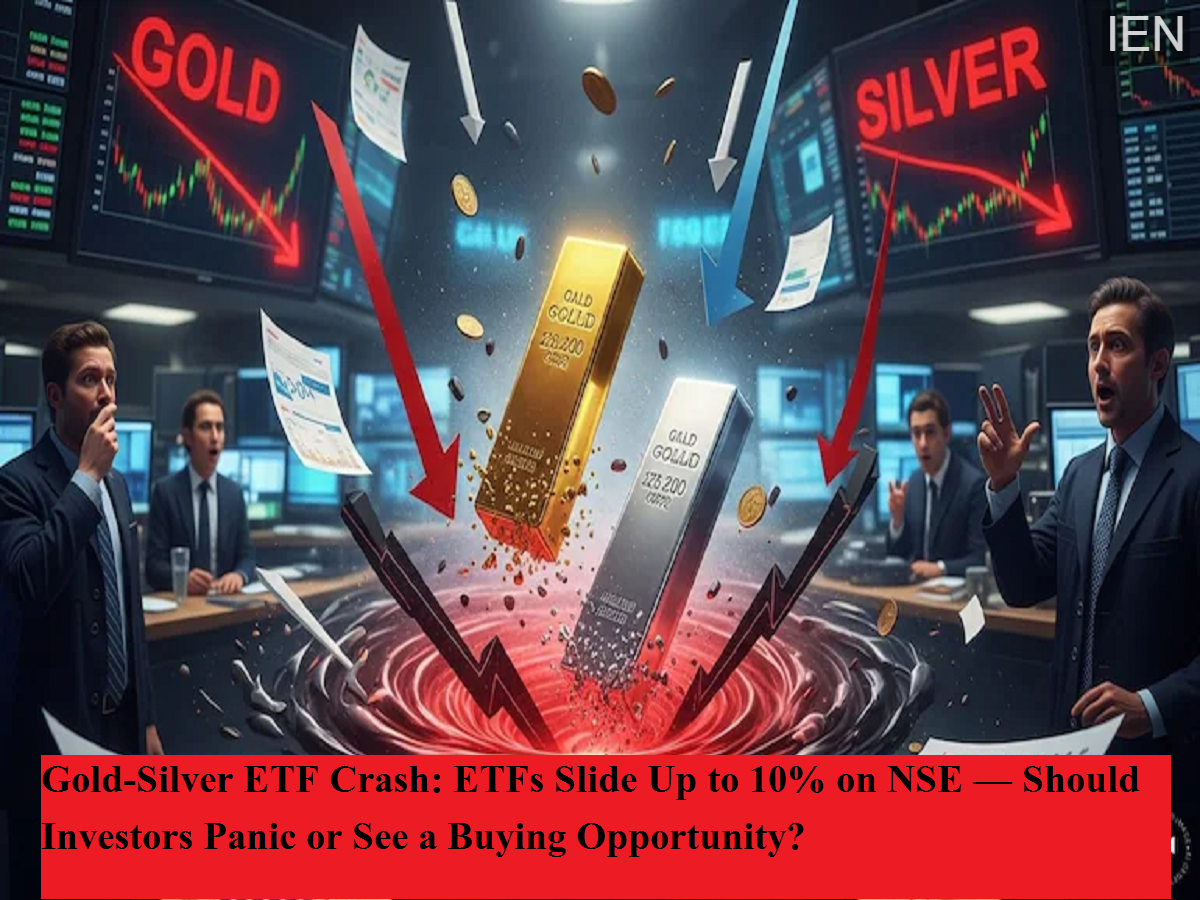 Gold-Silver ETF Crash: ETFs Slide Up to 10% on NSE — Should Investors ...