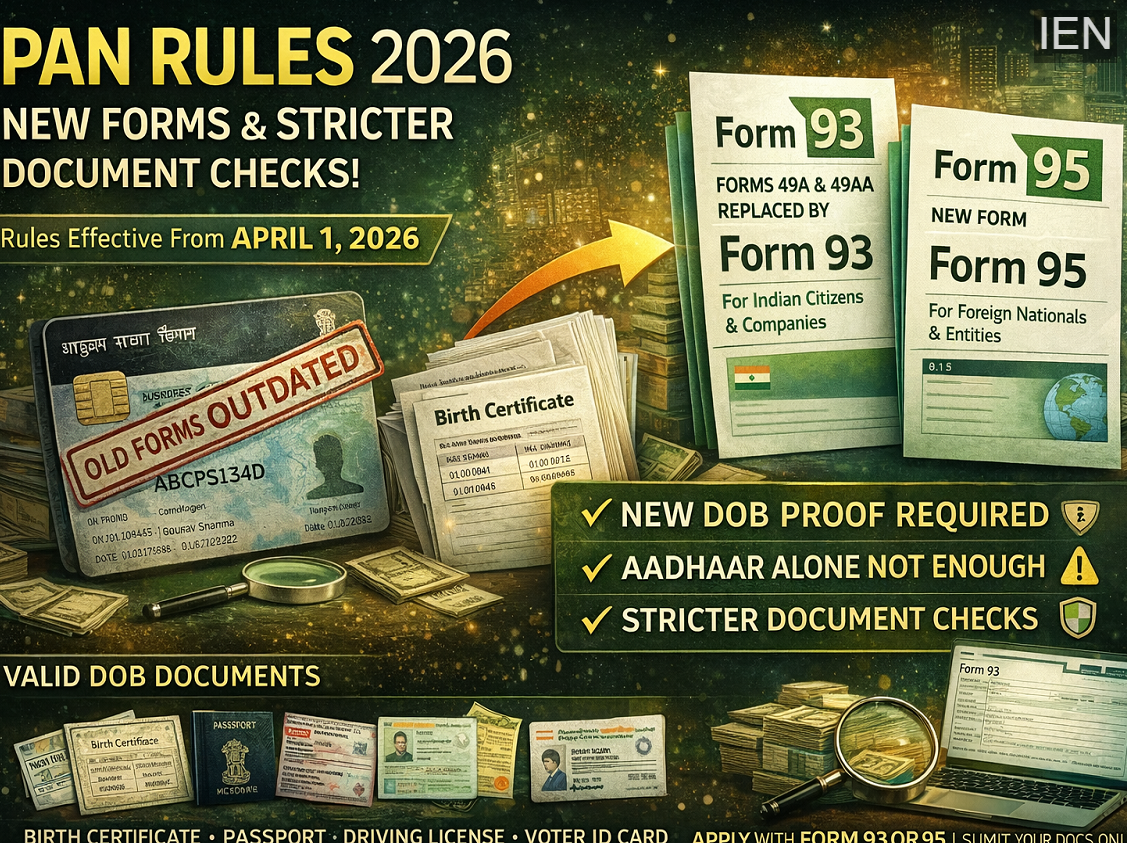 PAN Rules 2026 Update: New Forms, Mandatory DOB Proof & Stricter ...
