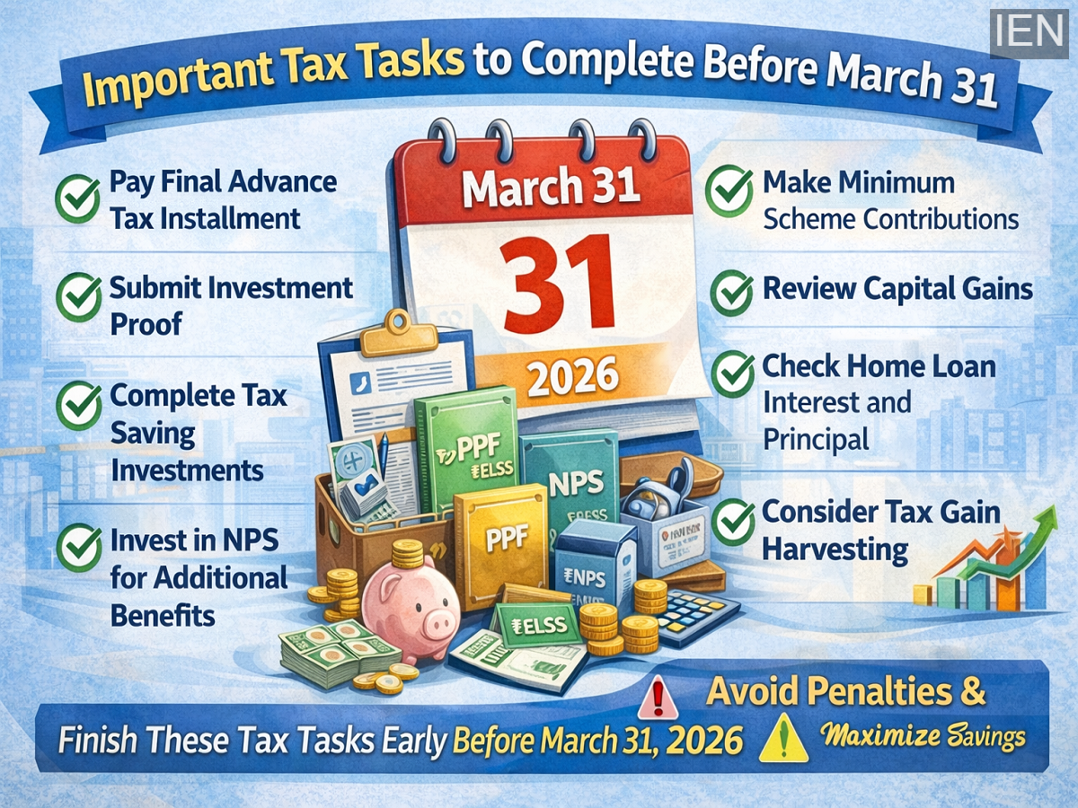 Complete These 8 Important Tax Tasks Before March 31, 2026 to Avoid ...