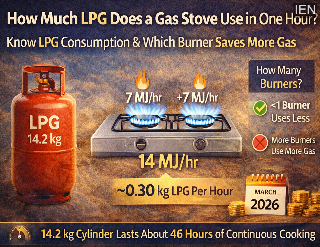 How Much LPG Does a Gas Stove Use in One Hour? Know the Consumption and ...