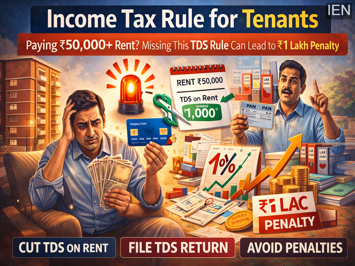 Income Tax Rule for Tenants: Paying ₹50,000+ Rent? Missing This TDS ...