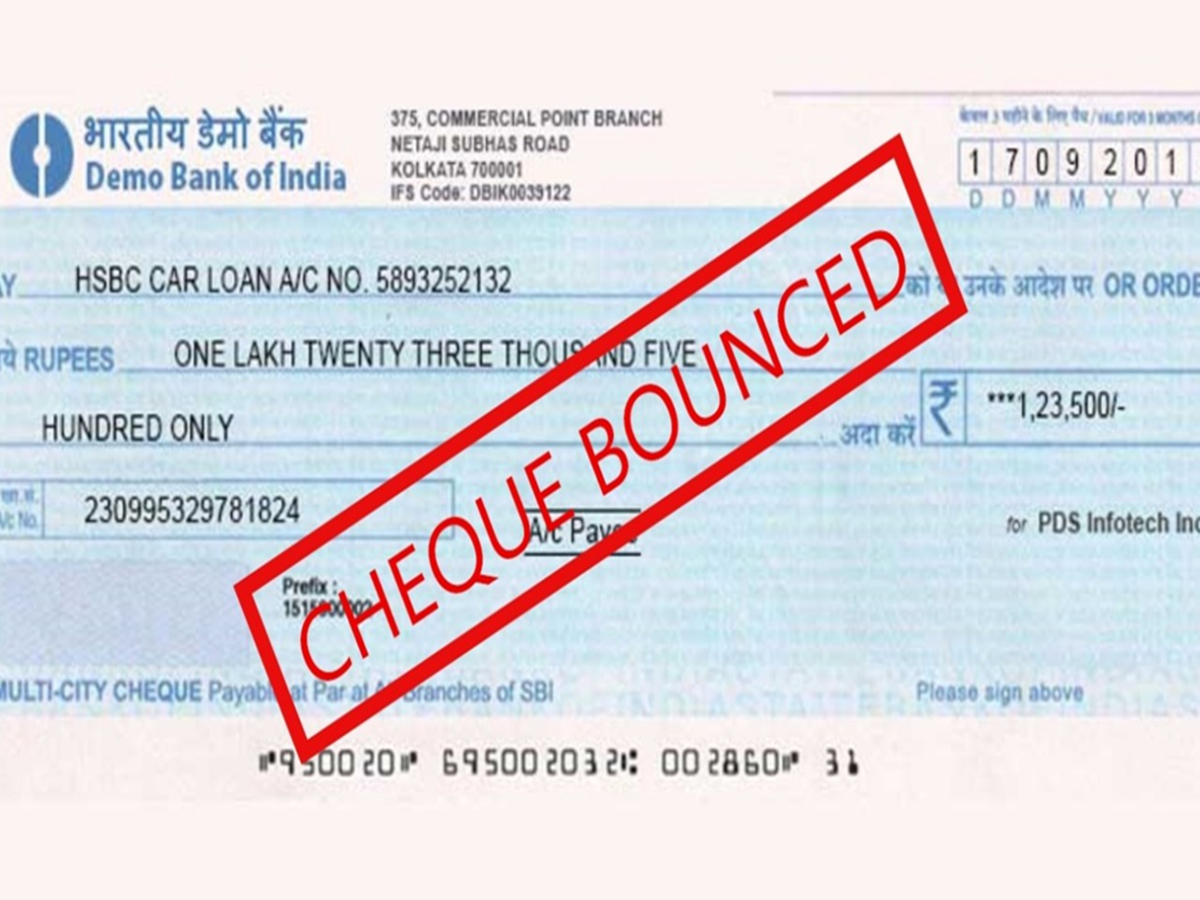 Cheque Bounce: What does the law say if a check bounces and you are ...