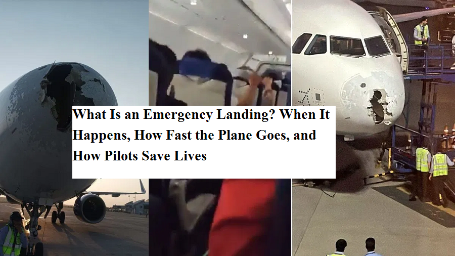 What Is an Emergency Landing? When It Happens, How Fast the Plane Goes ...