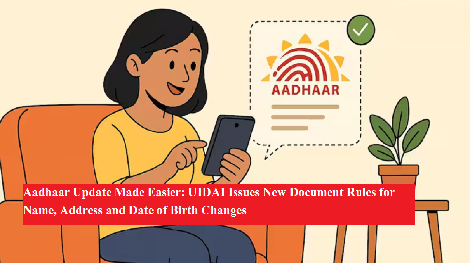 Aadhaar Update Made Easier: UIDAI Issues New Document Rules for Name ...