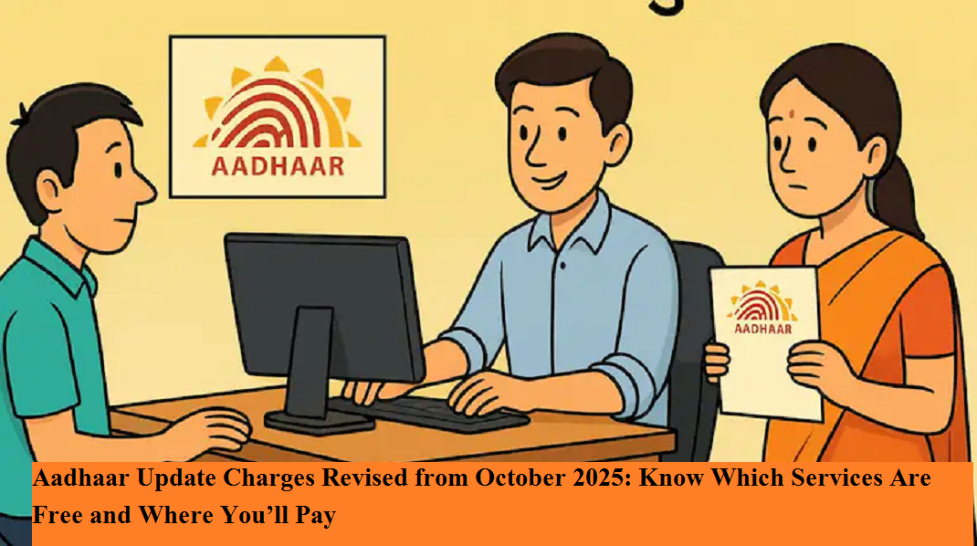 Aadhaar Update Charges Revised from October 2025: Know Which Services ...