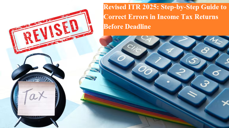 Revised ITR 2025: Step-by-Step Guide to Correct Errors in Income Tax ...