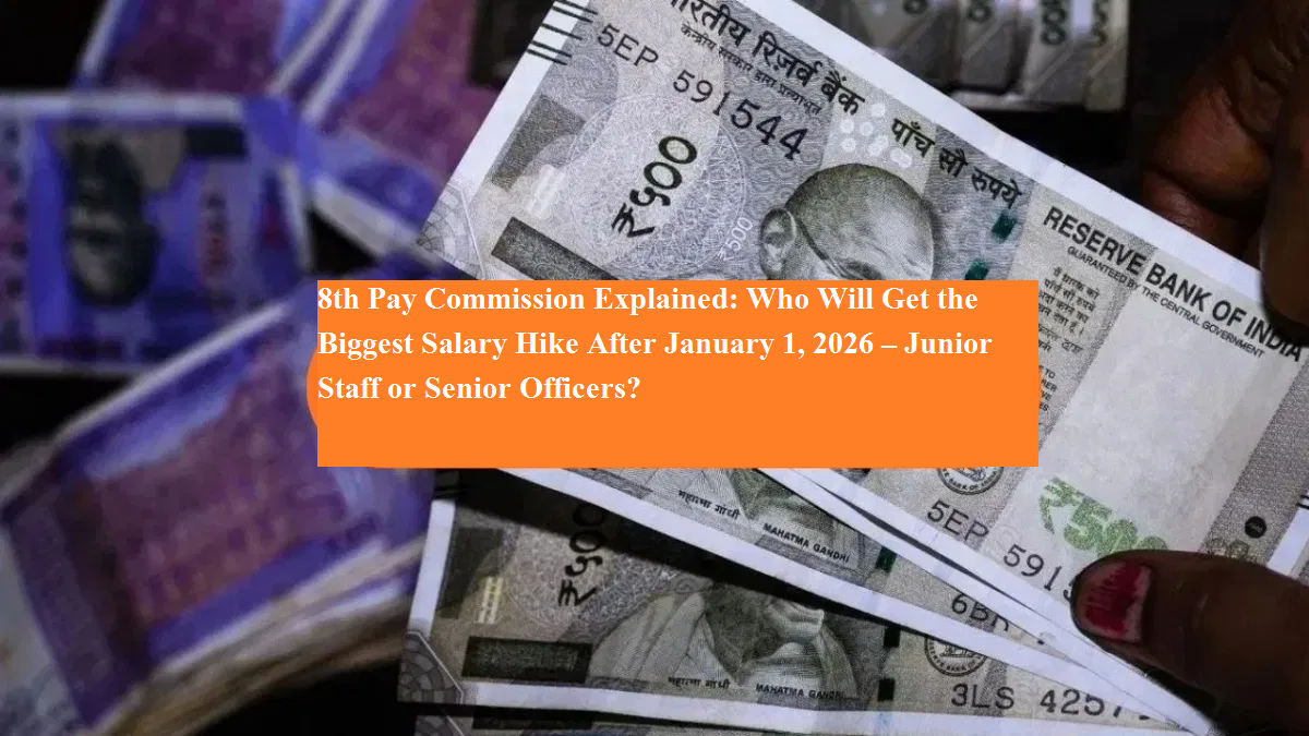 8th Pay Commission Explained: Who Will Get the Biggest Salary Hike ...