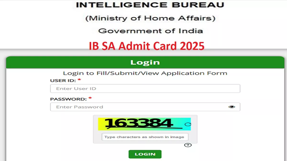 IB SA Admit Card 2025 Link: Download IB Security Assistant Admit Card ...