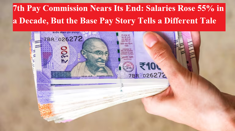 7th Pay Commission Nears Its End: Salaries Rose 55% in a Decade, But ...