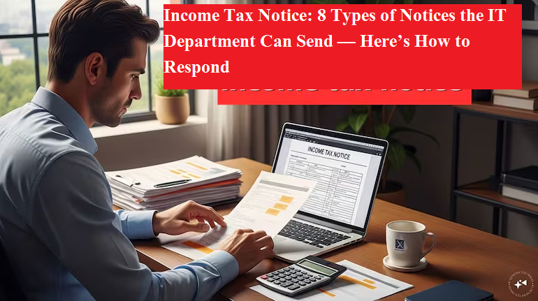 Income Tax Notice: 8 Types of Notices the IT Department Can Send — Here ...